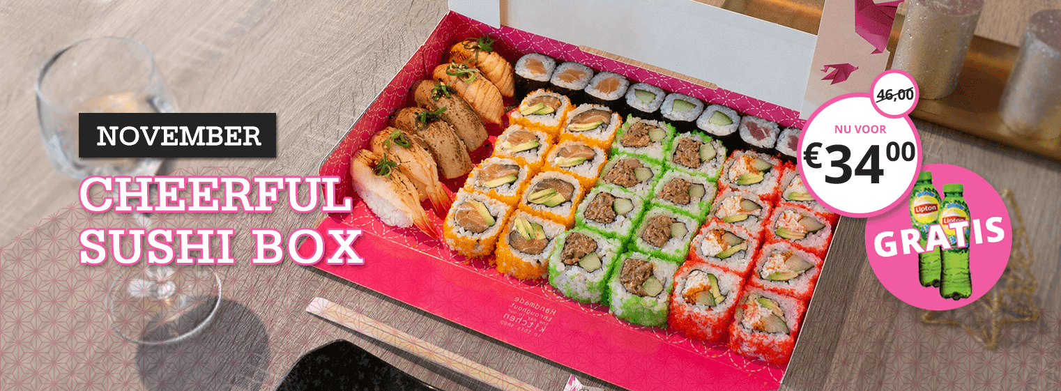 Sushi bestellen of sushi afhalen bij Shabu To Go